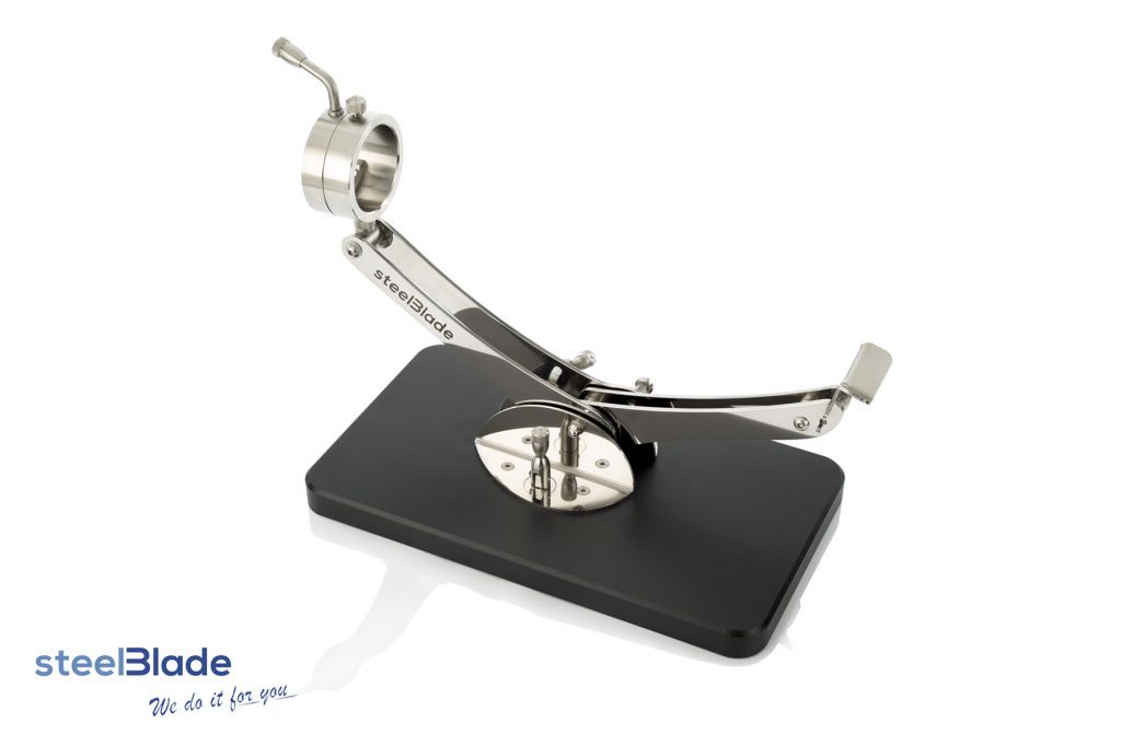 Jamonero articulado giratorio 360º Inox negro Steelblade - Academia de ...