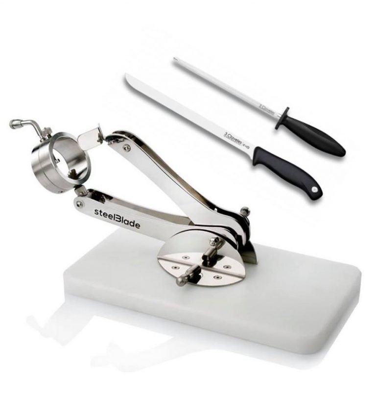 Jamonero Steelblade articulado giratorio 360º Inox y Base Polietileno ...